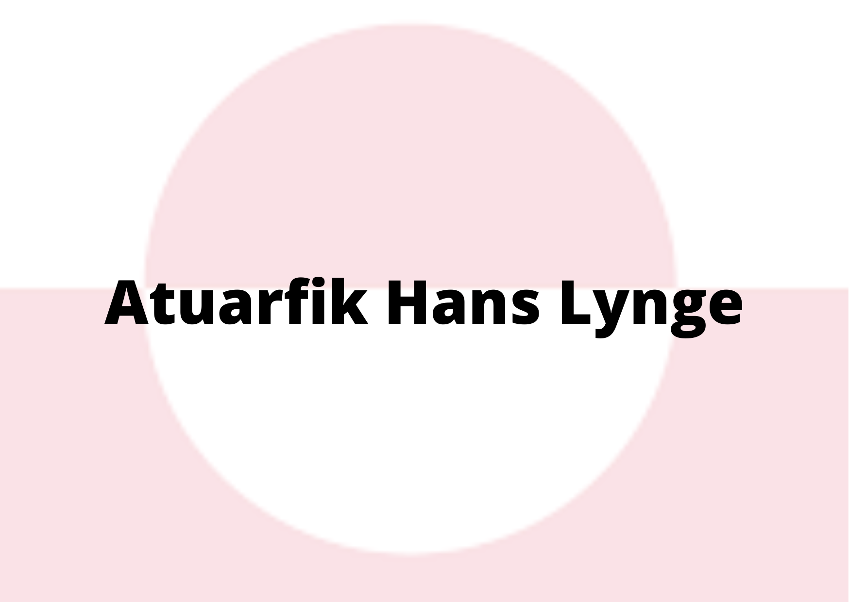 Atuarfik Hans Lynge - OCTA
